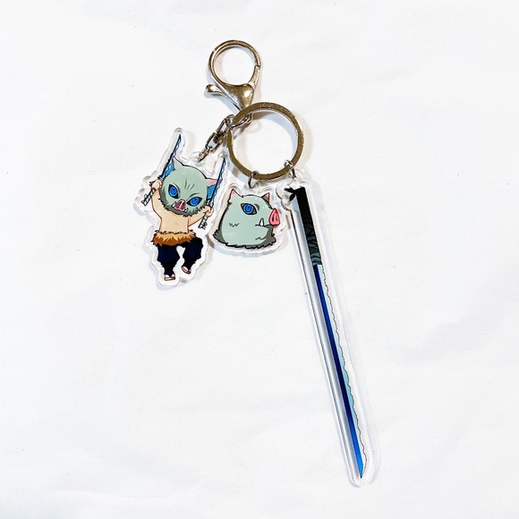 Accessories | Anime Demon Slayer Inosuke Keychain | Poshmark